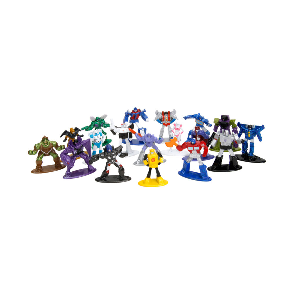 Buy 18pc Jada Toys Transformers Nano MetalFigs Die-Cast Mini Figures ...