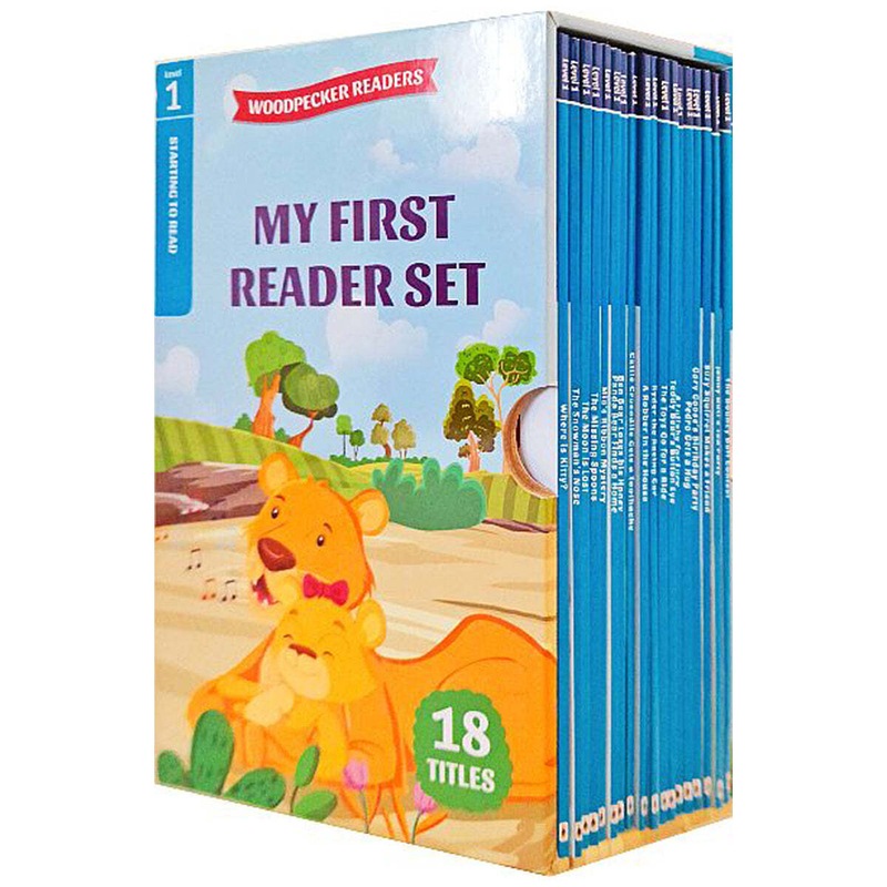 Buy 18pc Woodpecker Readers My First Reader School Book Collection Set ...