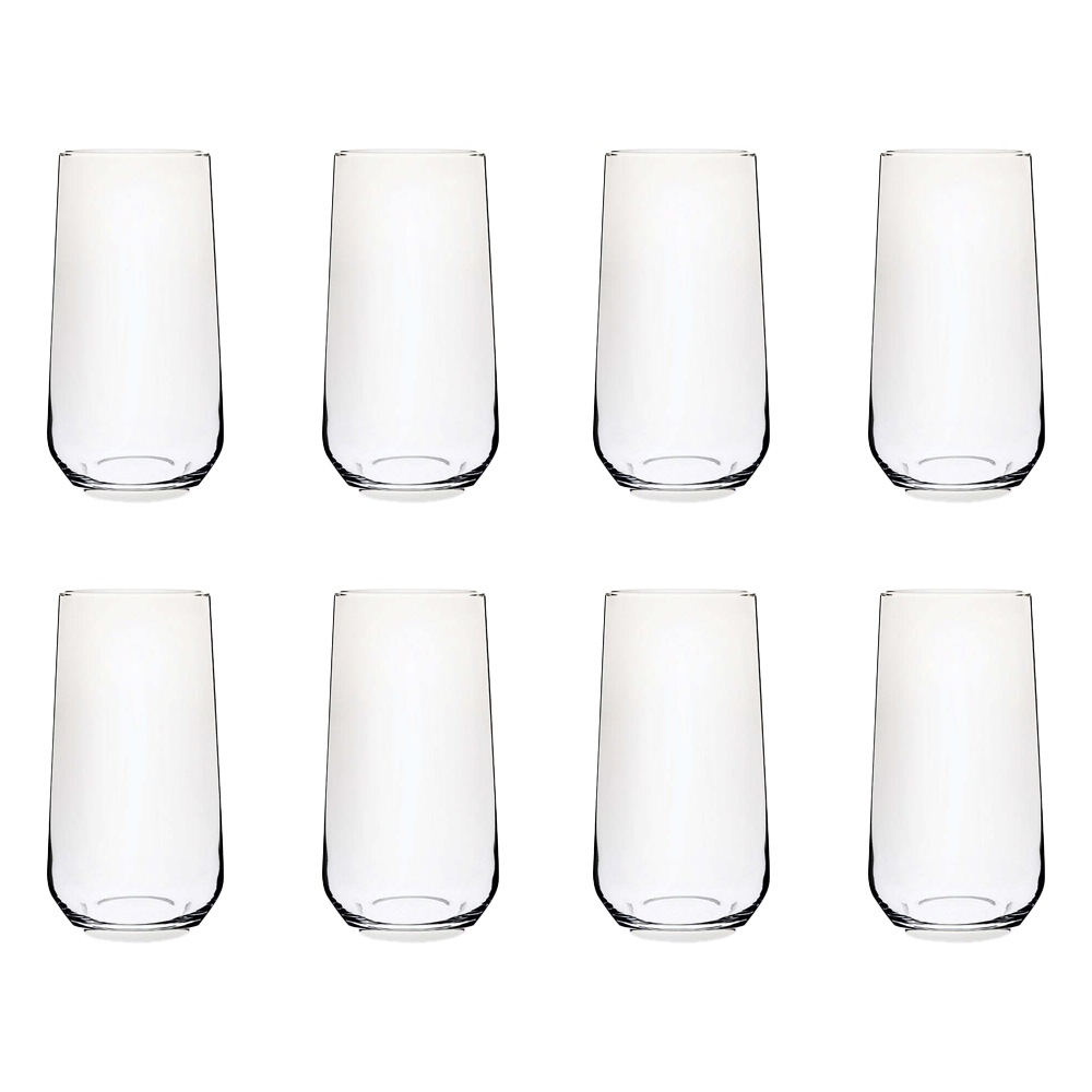 Buy 2 x 4pc Wiltshire Allegra Long/Tall Drinking Glass Tumblers Cups ...