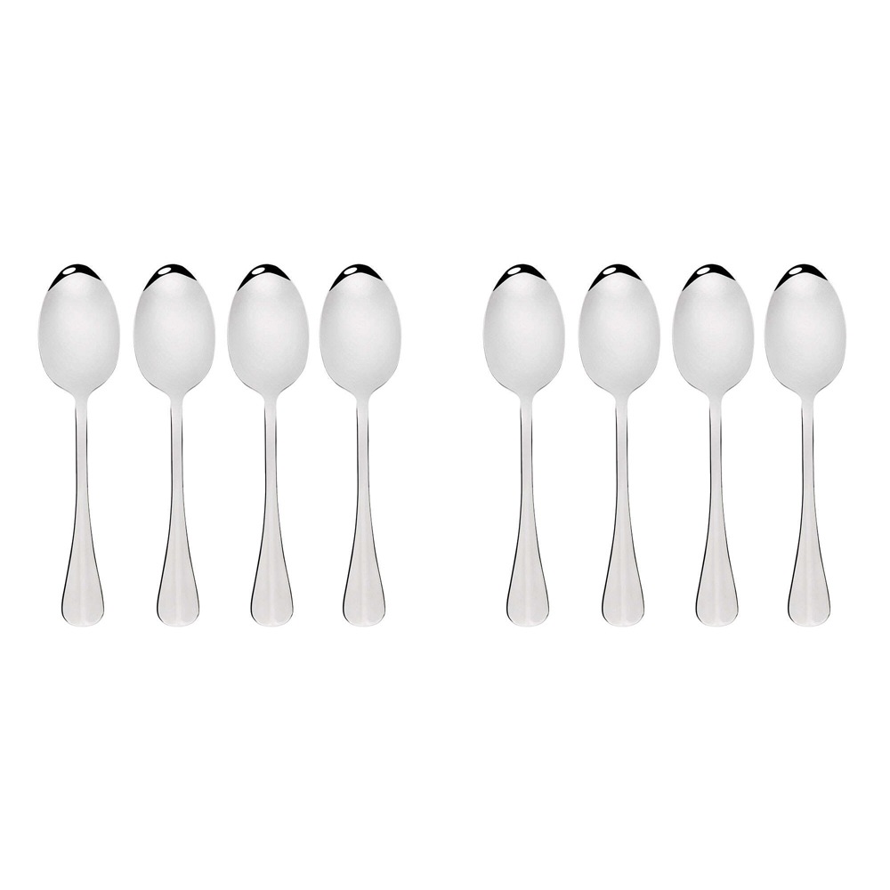 Buy 2 x 4pc Wiltshire Baguette Stainless Steel Dessert Spoon Kitchen ...