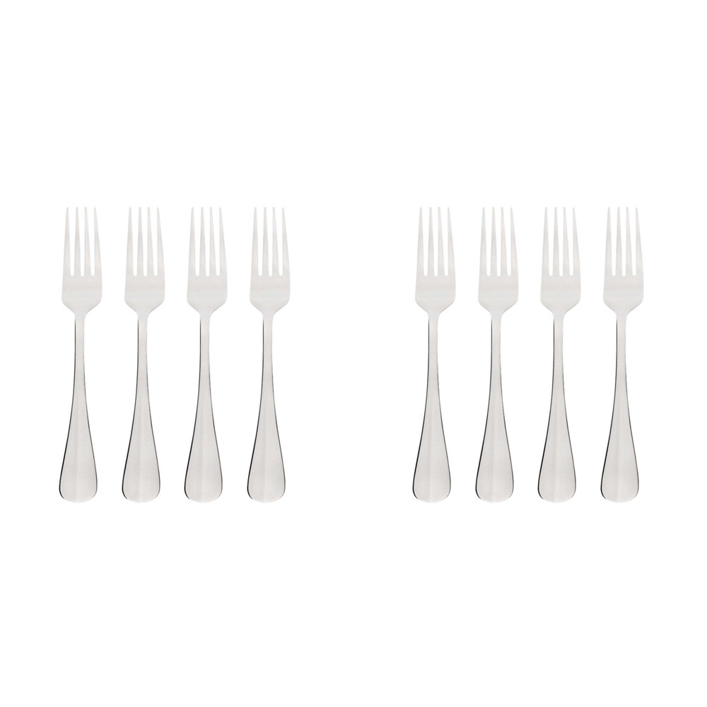 Buy 2 x 4pc Wiltshire Baguette Stainless Steel Table Fork Kitchen ...