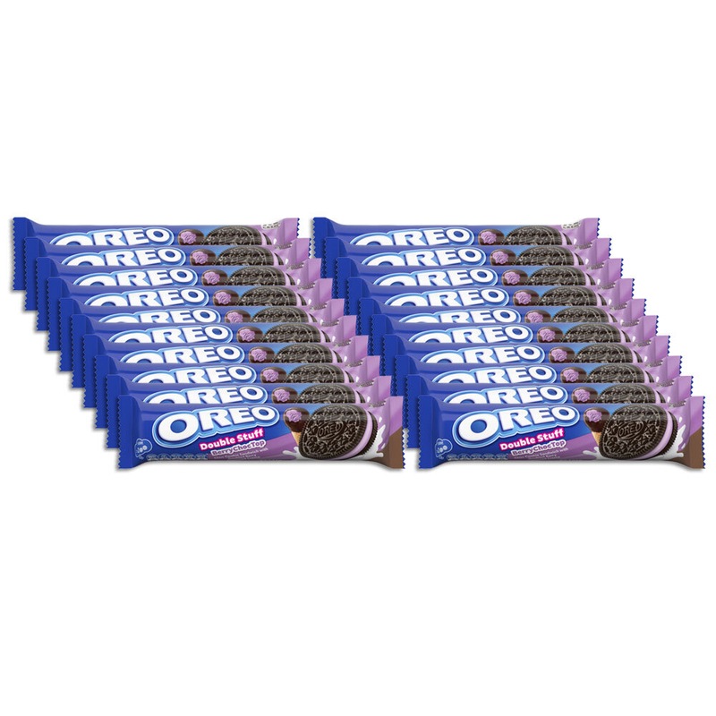 Buy 20pc Oreo Berry Flavour 131g Sweet Chocolate Biscuits Fruity Cookie ...
