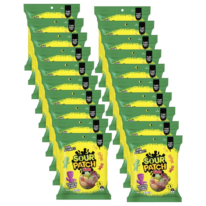 Buy 20pc Sour Patch Kids 190g Chewy Candy Sweets Jelly Lollies ...