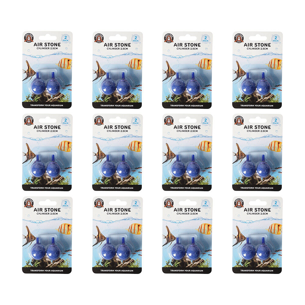 Buy 24pc Dudley's World Of Pets Round Aquarium/Tank Airstone Cylinder 2 ...