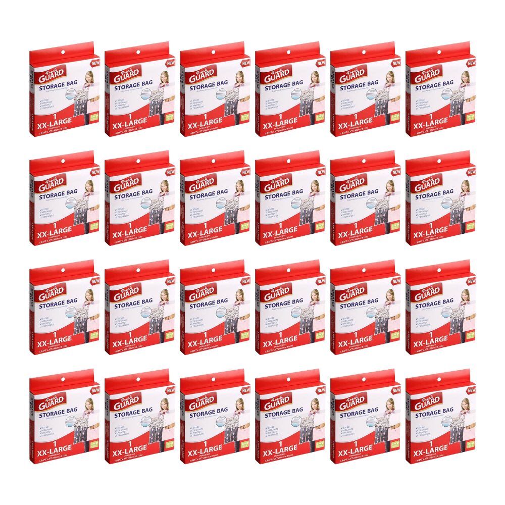 Buy 24PK Fresh Guard Zip-Locked Storage Organiser Bag BPA-Free Jumbo ...