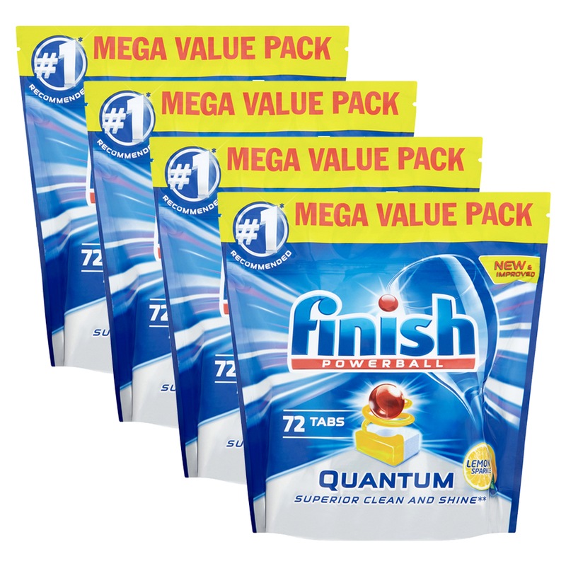 Buy 288pc Finish Powerball Quantum Ultimate Dishwashing Tablet Pods ...