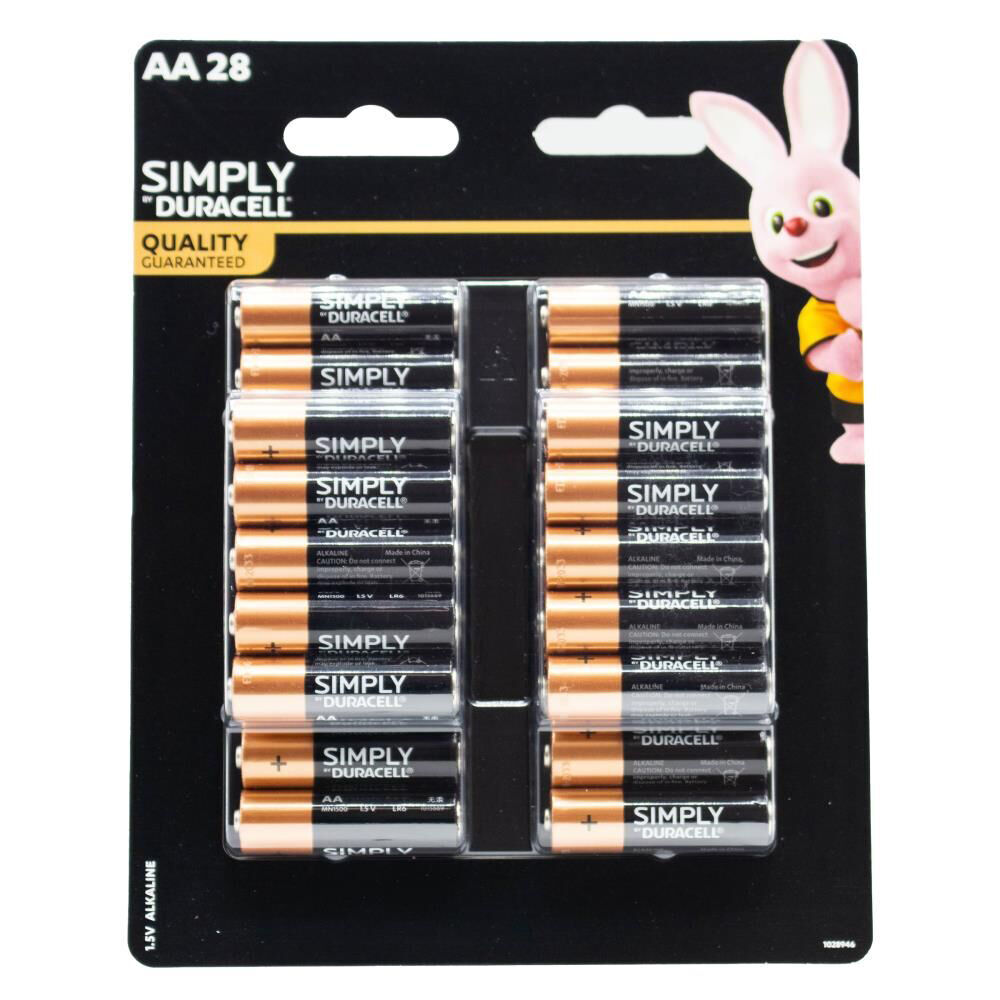 Buy 28pc Duracell AAA Size 1.5V Alkaline Battery Pack Single-Use ...