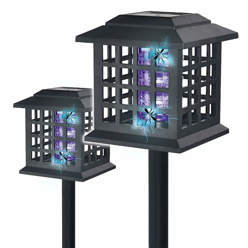 Buy 2pc 12cm Solar Mozzie Zapper Insect Killer Automatic Light Sensor ...