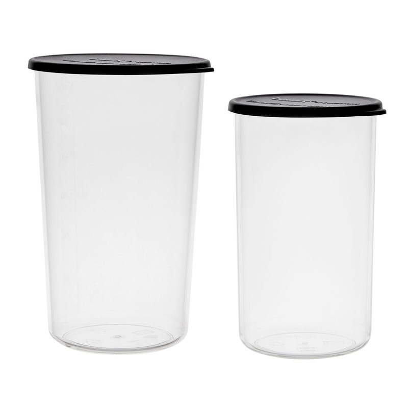 Buy 2pc Bamix Plastic Beakers Kitchen Jug Food Container Organiser w ...