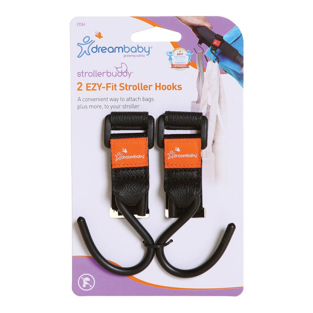 Buy 2pc Dreambaby Ezy-Fit Hooks Hanger Organiser Attachment For ...