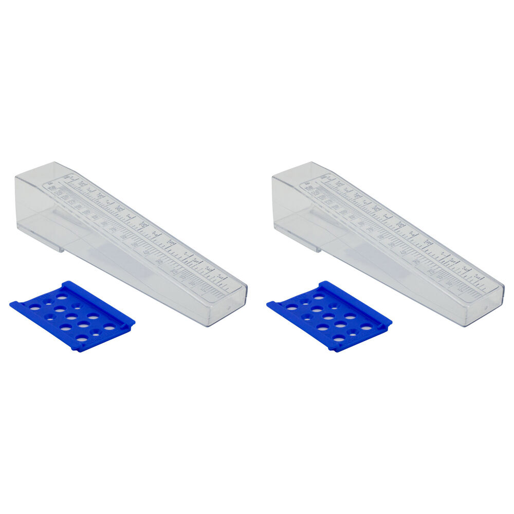 Buy 2PK AgBoss RainMaxx Accurate Rain Gauge Measuring Tool 150mm Clear ...