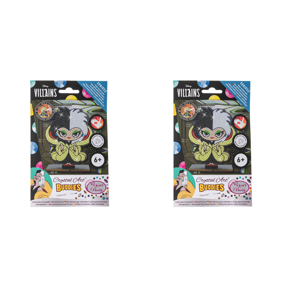 Buy 2PK Craft Buddy Buddies Cruella Kids/Children DIY Arts & Craft ...
