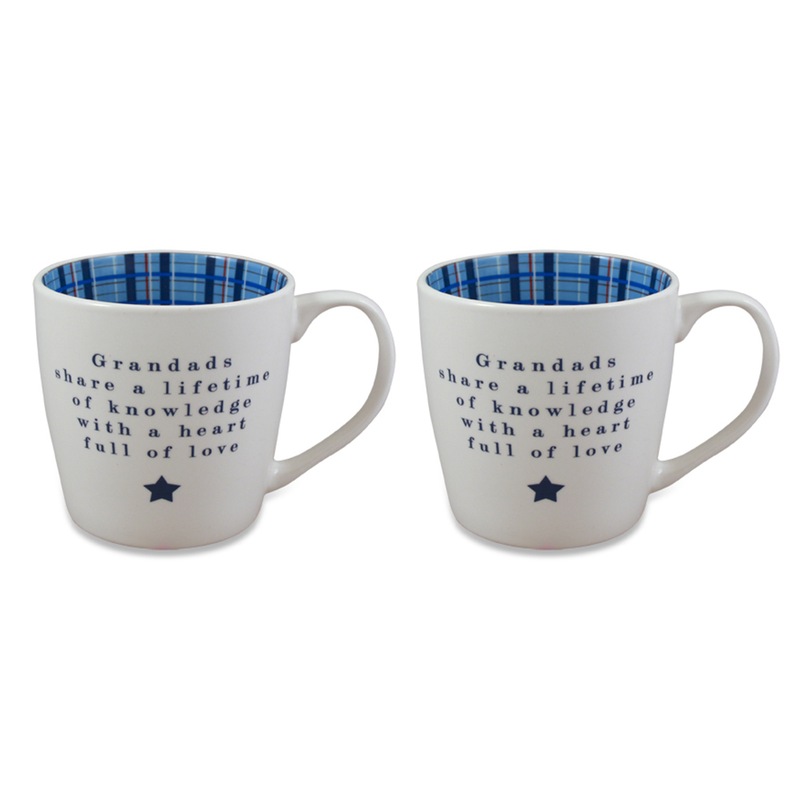 Buy 2PK Grandad Inside Out Coffee Office Novelty Gift Mug 400ml Funny ...
