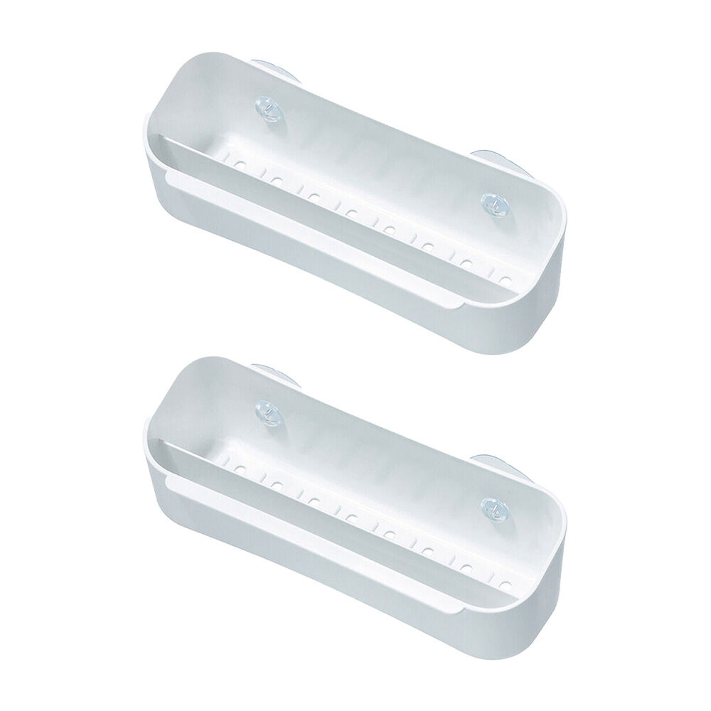 Buy 2PK iDesign Classic Plastic Suction Caddy w/ Towel Holder Organiser ...
