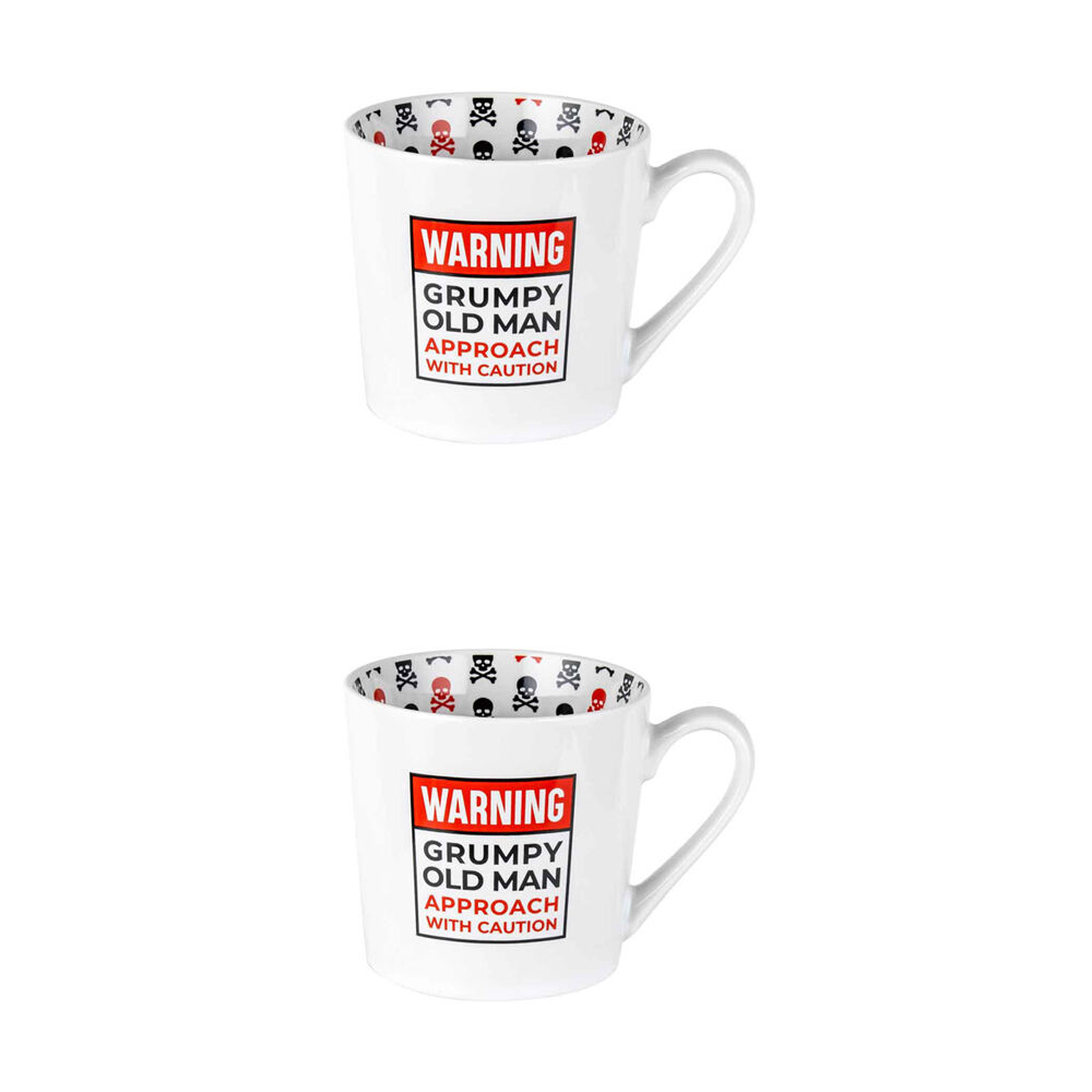 Buy 2PK LMD New Bone China Warning Beautiful On The Inside Coffee/Tea ...