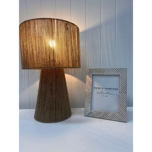 Buy 2PK Maine And Crawford Beige and White Photo Frame Pattern Holds ...