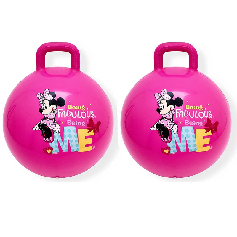 Buy 2PK Disney Minnie Mouse Hopper Ball Kids/Children Fun Bounce ...