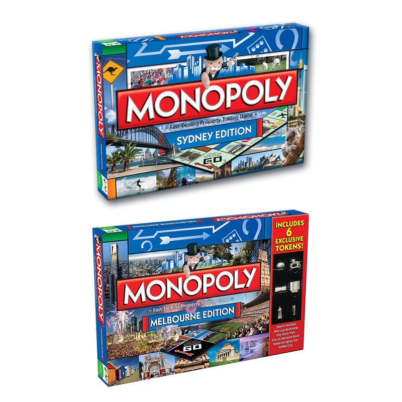 Buy 2PK Monopoly Kids/Family Board Game 8y+ Australian Sydney ...