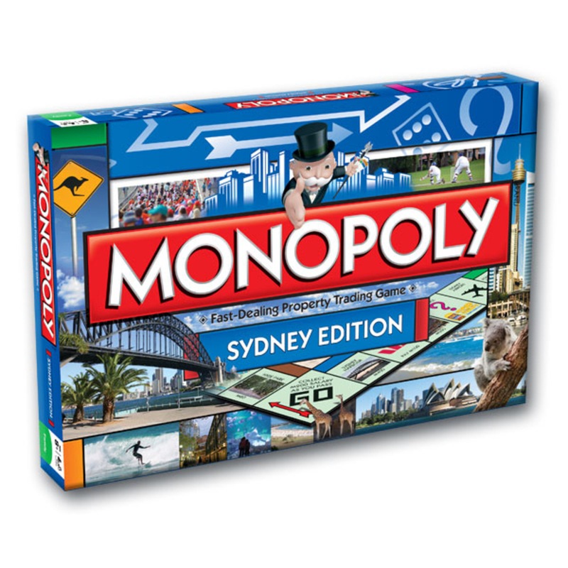 Buy 2PK Monopoly Kids/Family Board Game 8y+ Australian Sydney ...