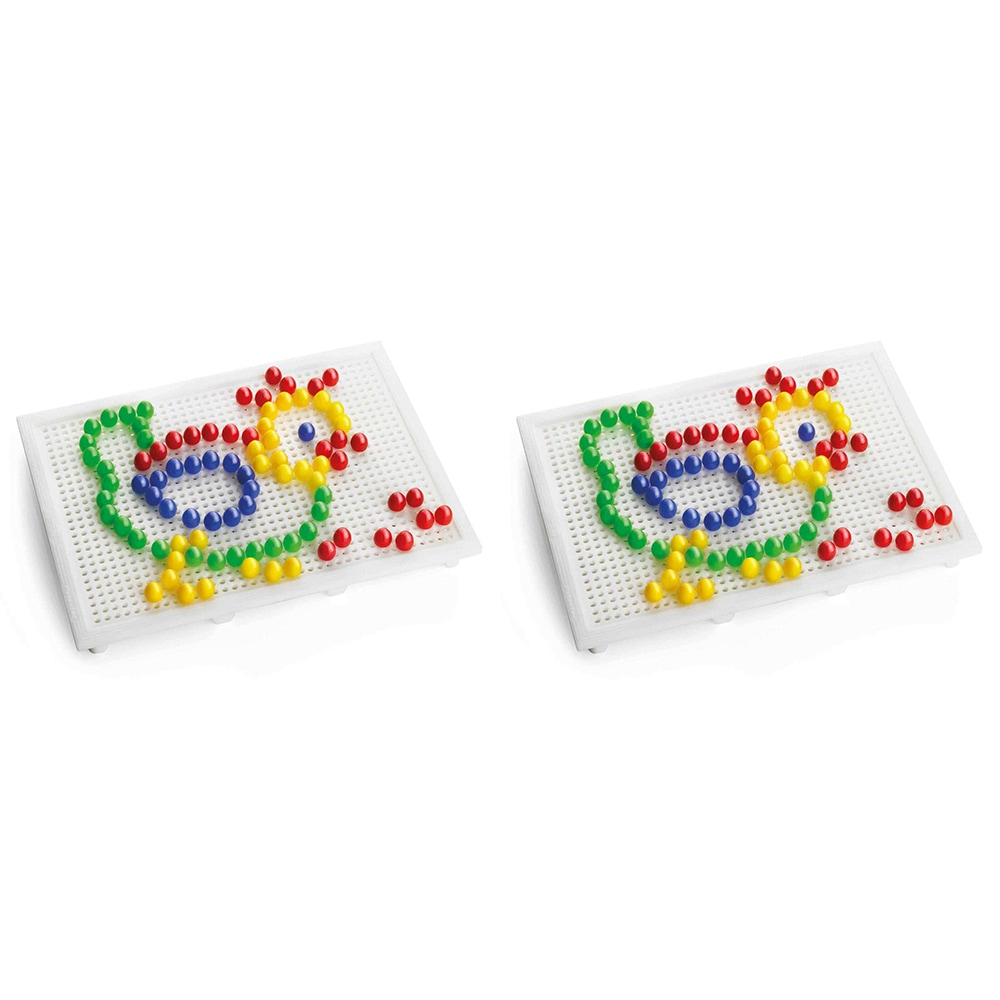 Buy 2x 100pc Quercetti Quercetti Plastic Peg Board Fanta Colour Kids Toy 22cm 3-6y+ - MyDeal ...