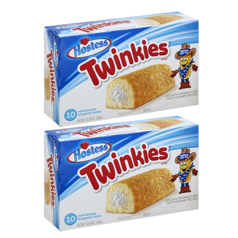 Buy 2x 10pc 385g Hostess Twinkie's Golden Cream-Filled Sponge Cakes ...