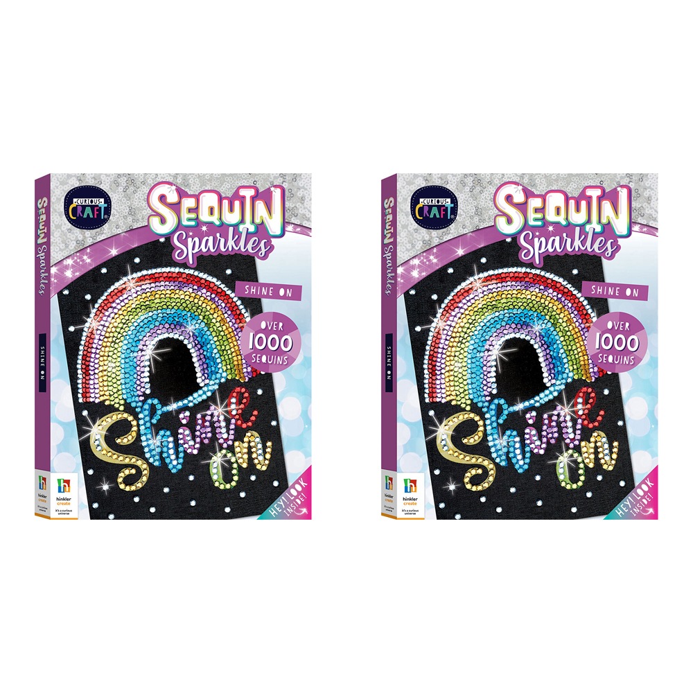Buy 2x Curious Craft Sequin Sparkles Shine On Craft Activity Kit Art ...