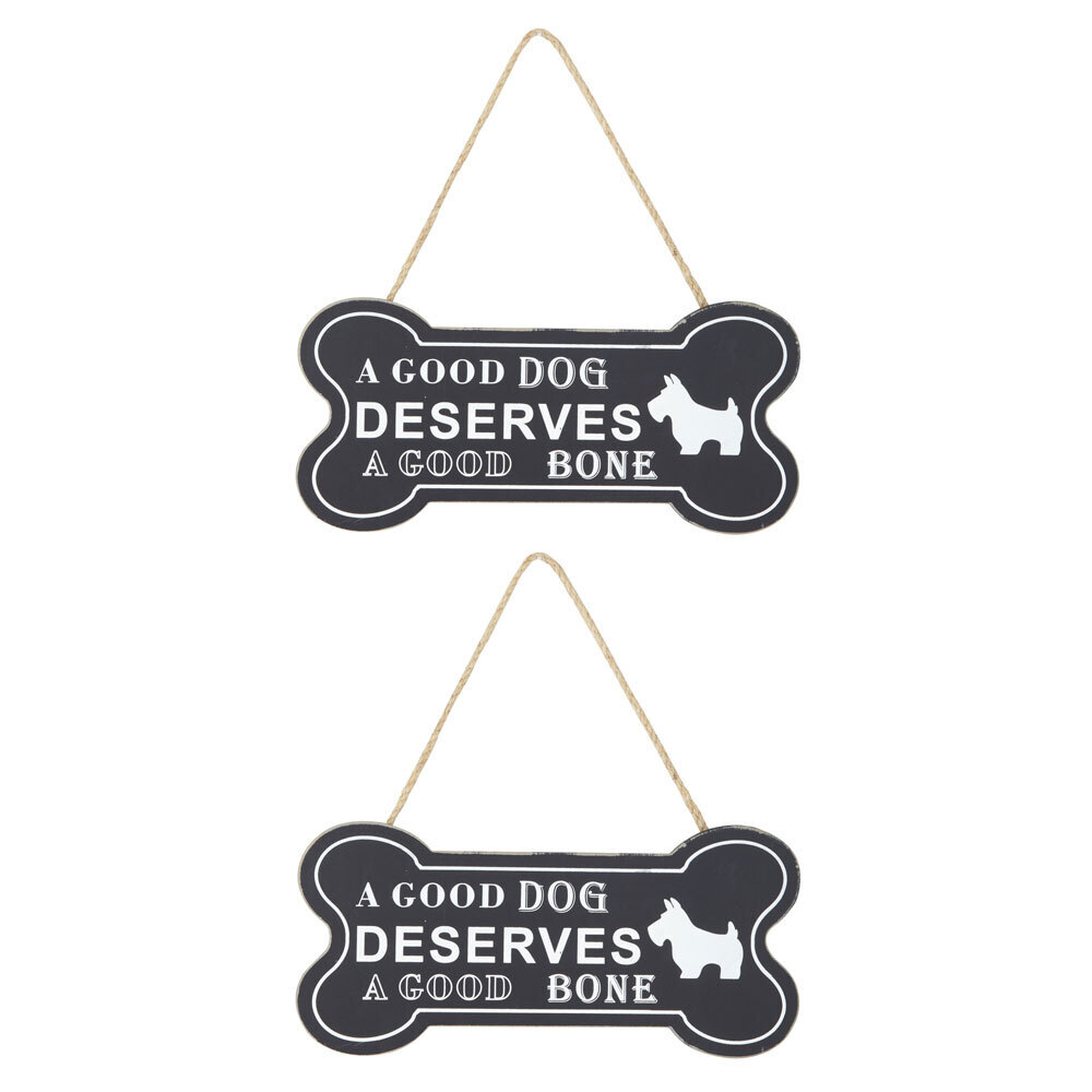 Buy 2x Emporium 22.5 x 30cm Dog Animal Bone Wall Decor Home Hanging ...