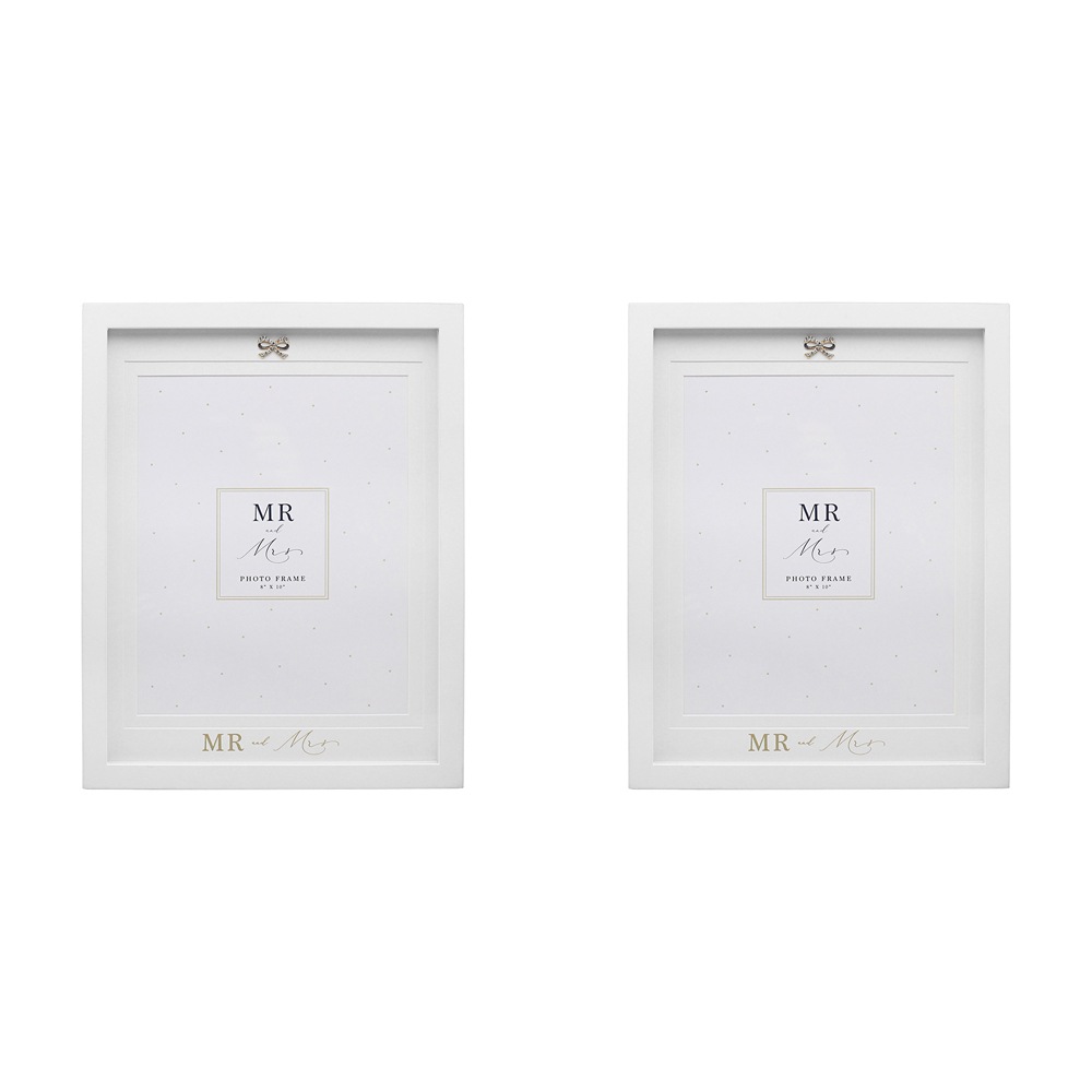 Buy 2x Gibson Gifts Jewelled Mr & Mrs Photo Frame 8x10" Picture Holder ...