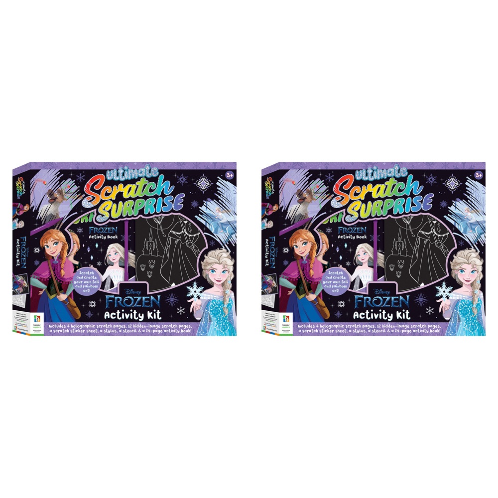 Buy 2x Kaleidoscope Ultimate Scratch Surprise Frozen Activity Kit Kids ...