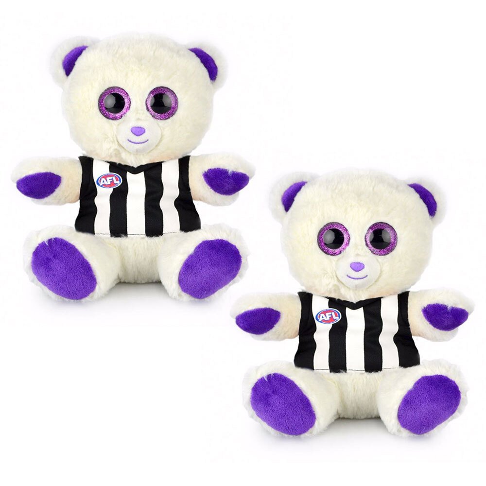 Buy 2x Korimco AFL 22cm Kids/Children Small Sparkle Plush Teddy Bear ...