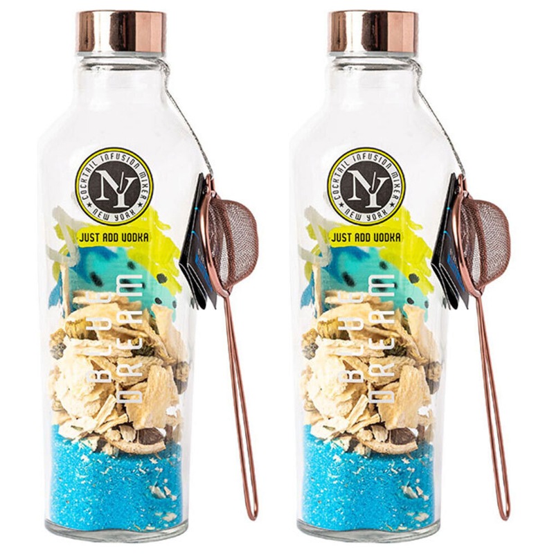 Buy 2x New York Cocktail Infusion Mixer Blue Dream Bottle 120g Wsieve