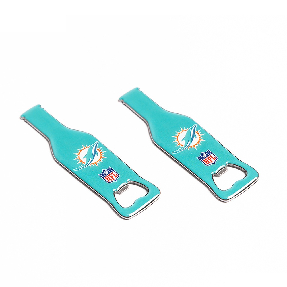 Buy 2x NFL Miami Dolphins Bottle Opener 10cm Magnetic Beer/Soda Cap ...