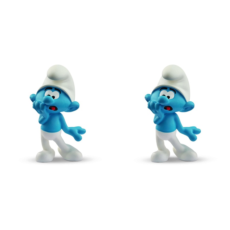 Buy 2x Schleich 2.1'' Scaredy Smurf Action Figure/Figurine Kids ...