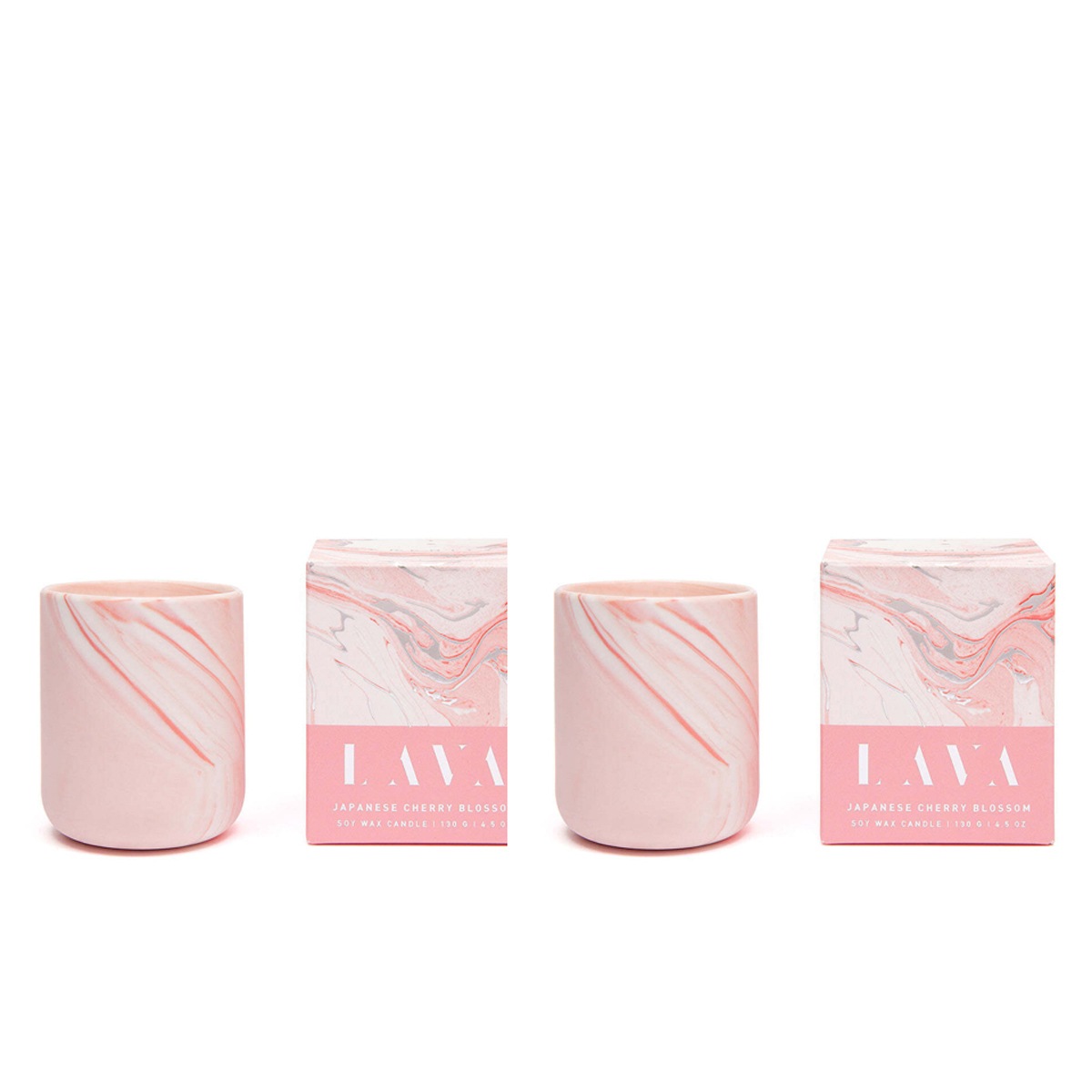 Buy 2x Serenity Lava 130g Small Scented Wax Candle Fragrance Japanese ...