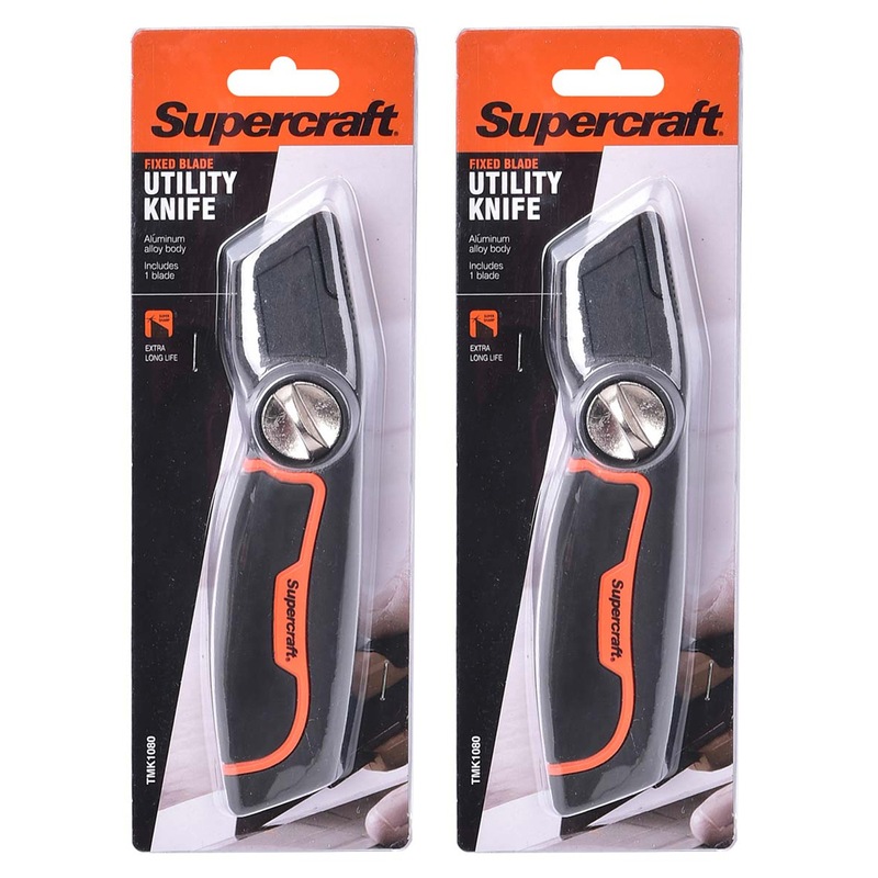 Buy 2x Supercraft Fixed Blade Multipurpose Precision Utility Knife/Box ...