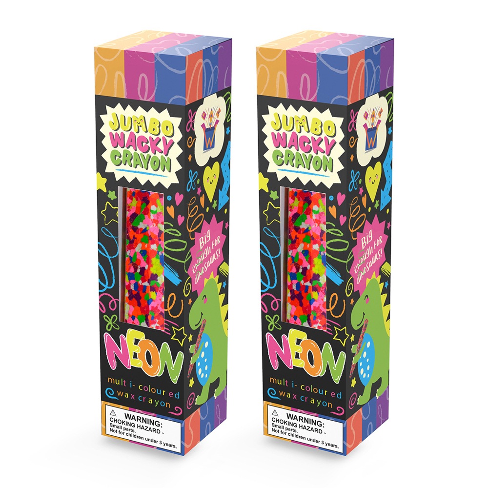 Buy 2x Wonderbox Workshop Wacky Jumbo Colouring Crayon Kids/Children ...