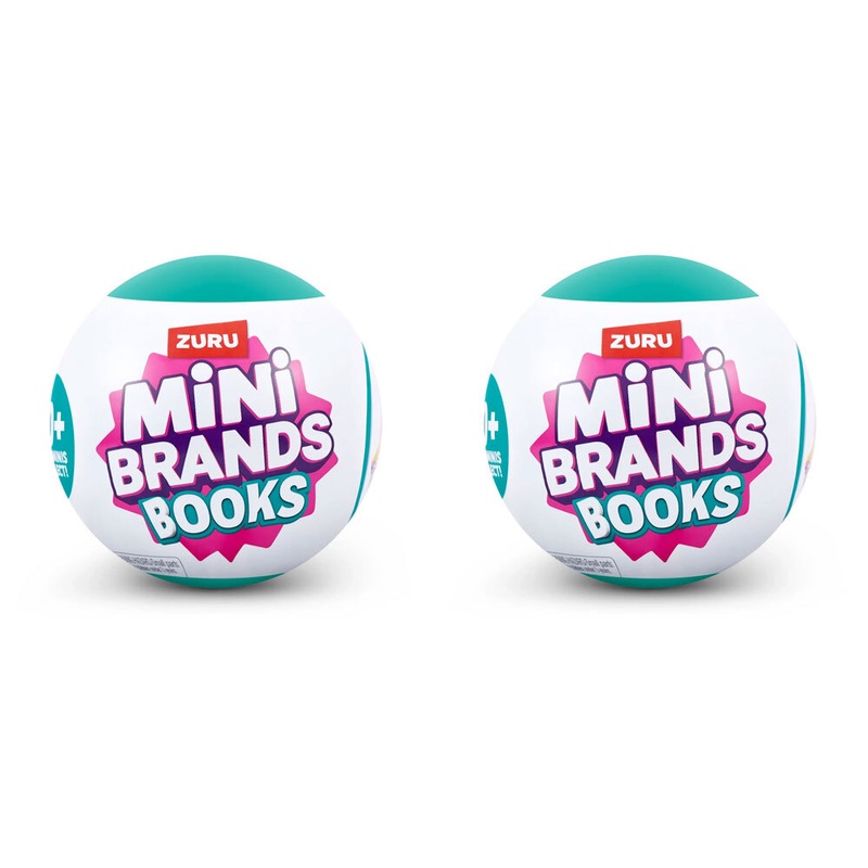 Buy 2x Zuru Mini Brands - Books Mystery Capsule Assorted Kids/Childrens ...
