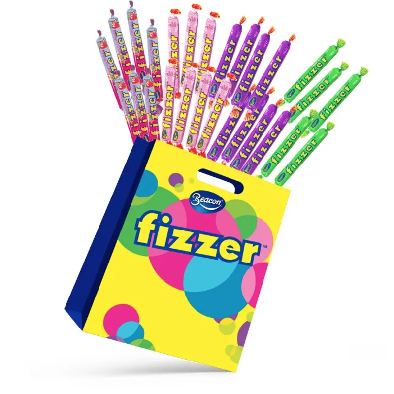 Buy 27pc Fizzer Kids Showbag w/ Strawberry/Blue Buzz/Lemon Orange/Grape ...