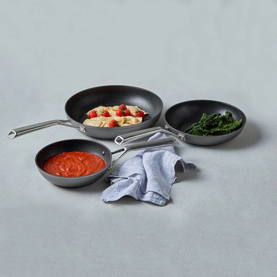 Buy 3pc Essteele Per Bellezza 20/24/30cm Non-Stick Open Skillet Triple ...