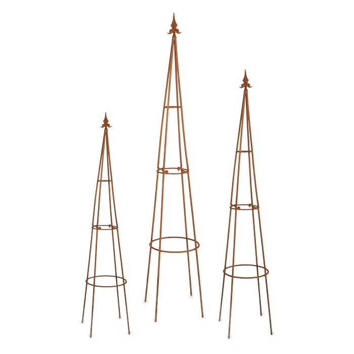 Buy 3pc Growing Frame Metal Display Stand Yard/Patio Garden Home Decor ...