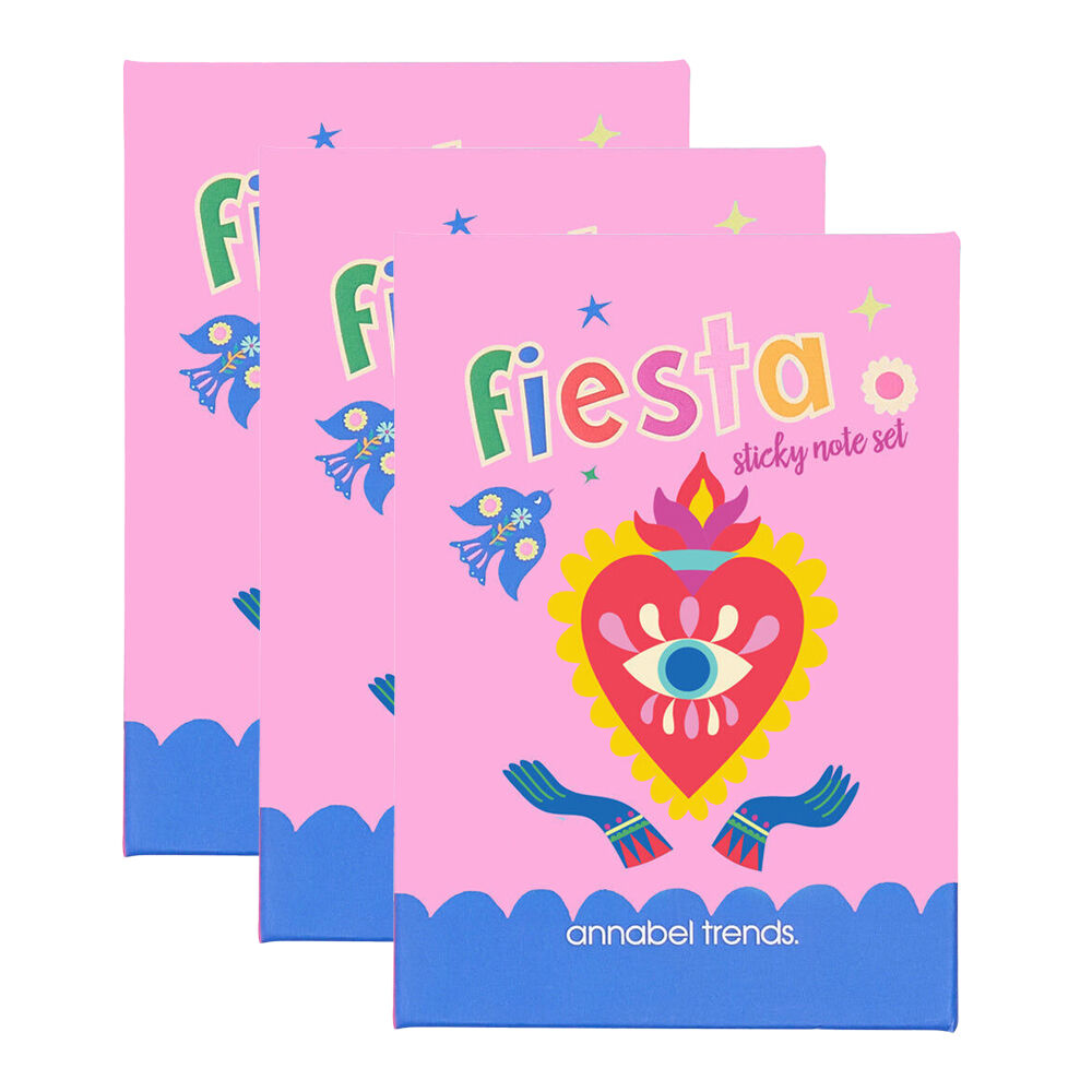 Buy 3PK Annabel Trends Sticky Note Pads Set Writing School Staionery 35 ...