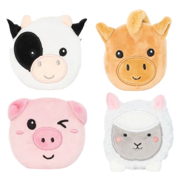 Buy 3PK Keycraft Farm Sand Plushies Soft Stress Relief Sensory Toys 9cm ...