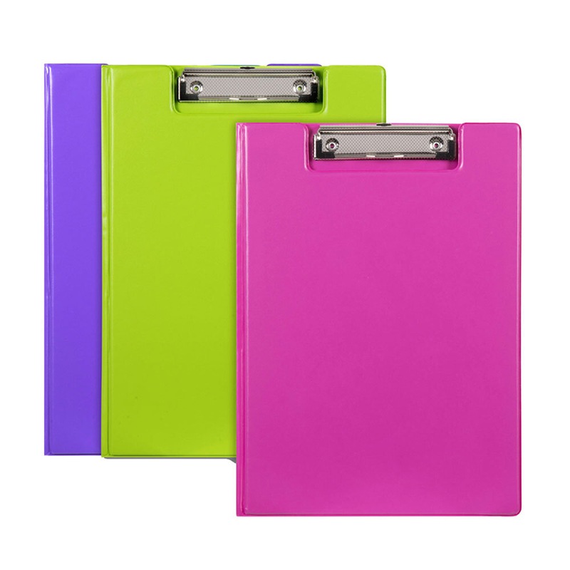 Buy 3PK Marbig PP Summer Colour A4 Document Clipfolder Office Paper ...