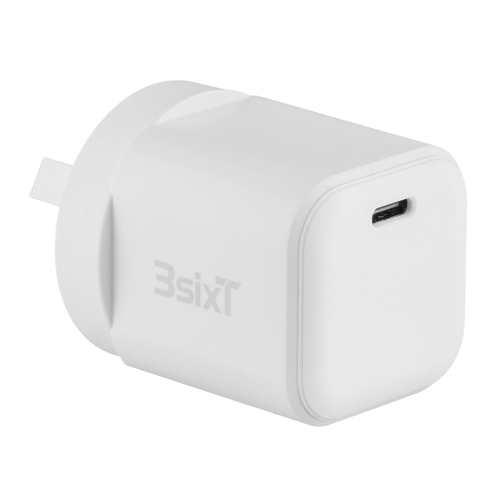 Buy 3sixT Wall Charger Adapter Nano GaN 20W USB-C PD For Smartphone ...