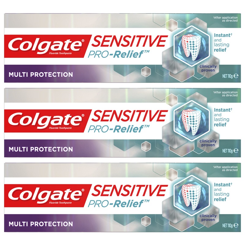 Buy 3x Colgate Sensitive ProRelief Multi Protection 110g Sensitive ...