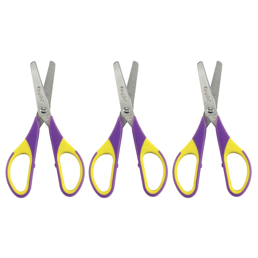 Buy 3x Crayola Childrens Creative School Art/Craft Blunt Tip Scissors ...