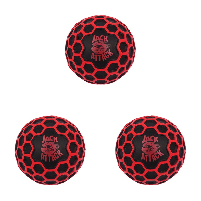 Buy 3x Jack Attack Hex Kids/Adults 6.8cm Bounce Ball Pool/Beach Water ...