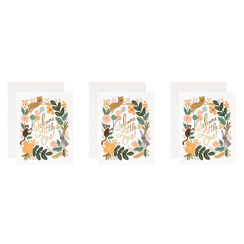 Buy 3x Rifle Paper Co 10.7x14cm Blank Single Greeting Card w/Envelope ...