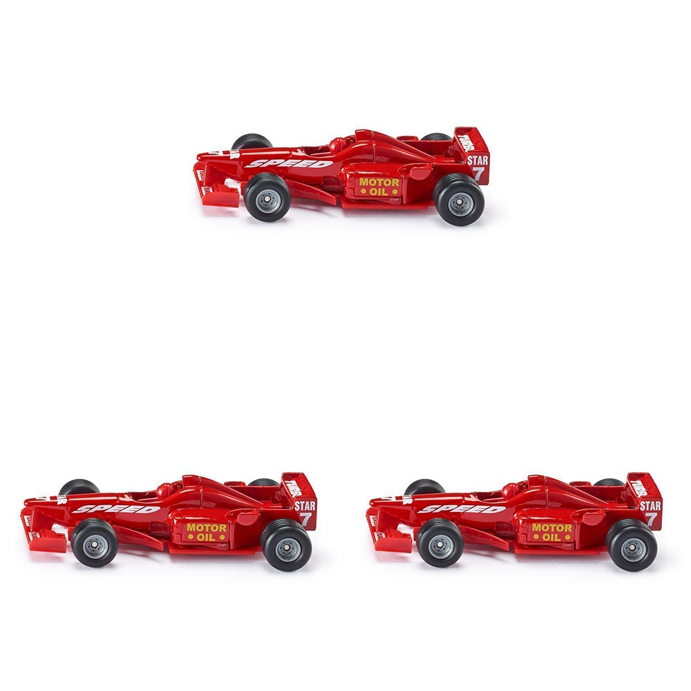 Buy 3x Siku 1357 Black Formula 1 Racing Car Diecast Kids/Children ...