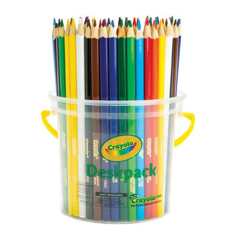 Buy 48pc Crayola Kids/Children Creative Triangular Colouring Pencils ...